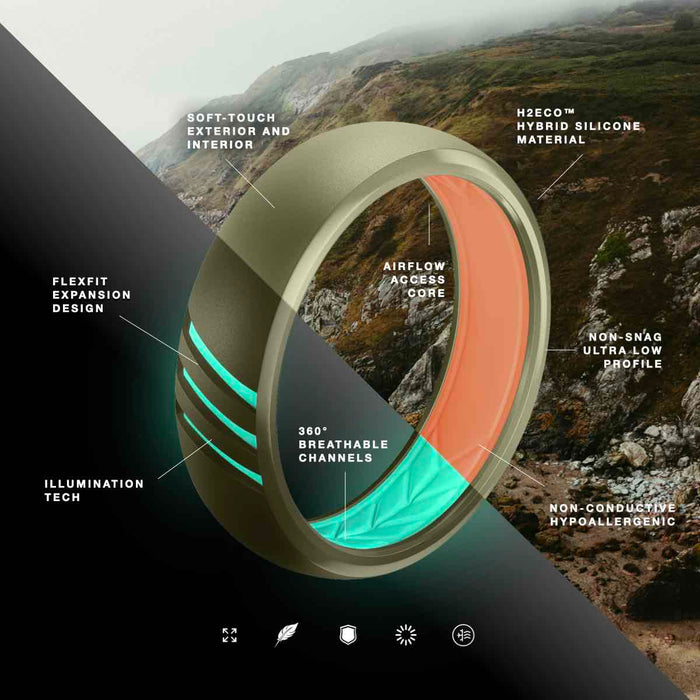 A Force For Good | High Quality Silicone Ring | Forage | 6mm & 8mm