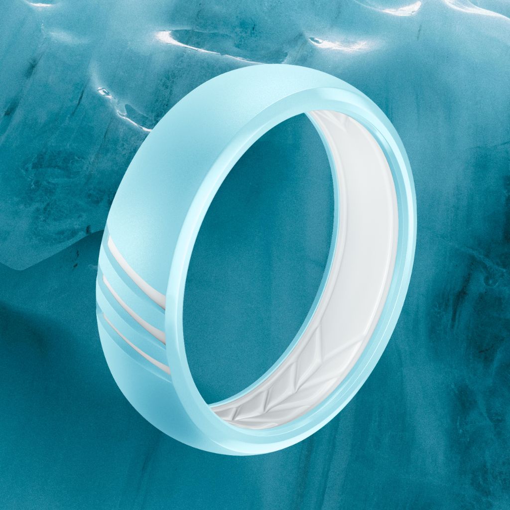 A Force For Good | High Quality Silicone Rings | Sky Blue | 6mm & 8mm